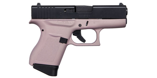 Buy Glock G43 USA 9mm 3.4” 6-Rd Pink & Elite Black Pistol – First ...